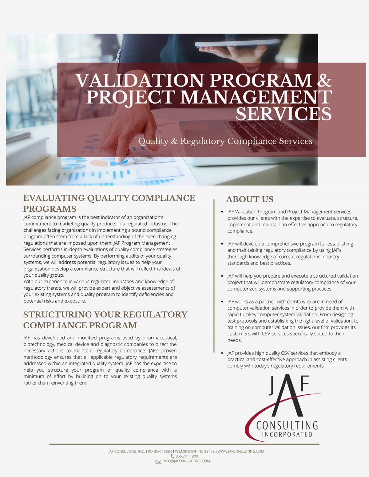 JAF Consulting | Pharmaceutical Quality & Regulatory Compliance